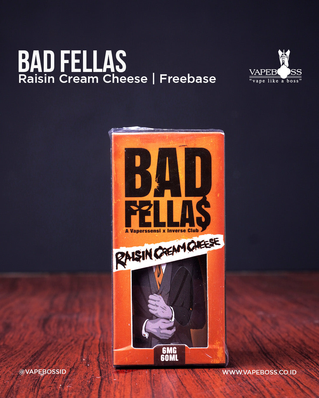 Bad Fellas Raisin Cream Cheese 60ml by Vaperssensi x Catta Project | L ...
